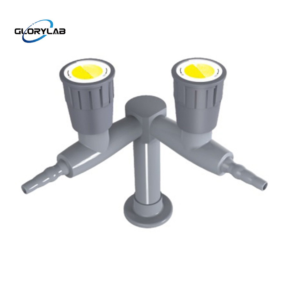 Deck Mounted Double Oulets Laboratory Gas Fitting Laboratory Cock - Buy ...