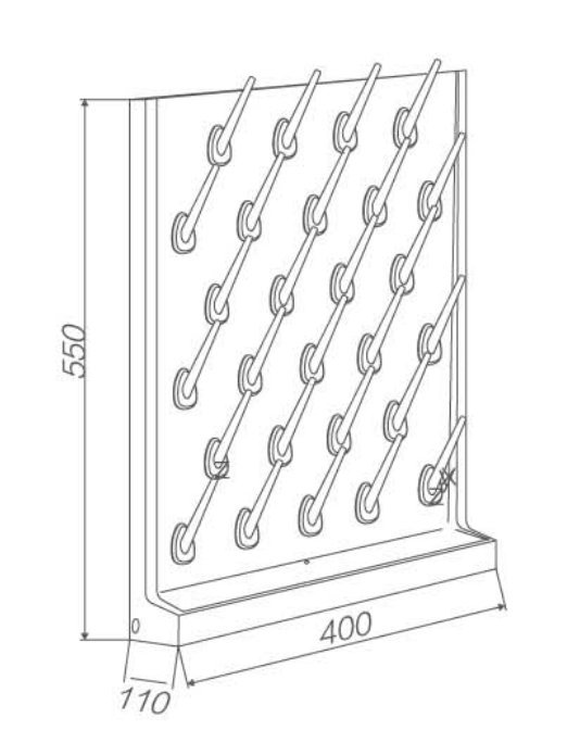 Single-Faced Laboratory PP Pegboard - Buy Pp Pegboard, Lab Pegboard, PP ...